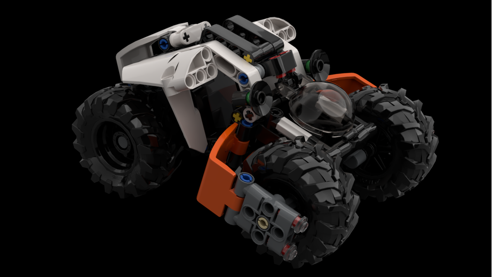 LEGO MOC TECHNIC Space Scarab Rover MOC - with "pull-back" motor by ...