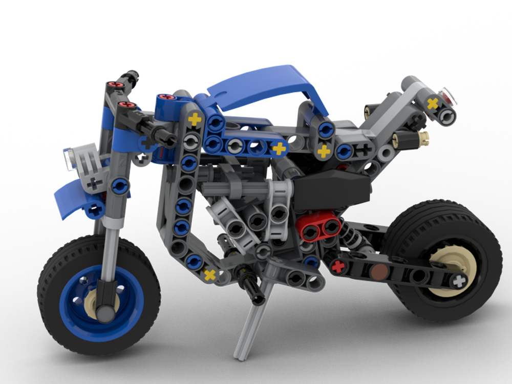 LEGO MOC 42164 - Motorbike by hoppepe | Rebrickable - Build with LEGO