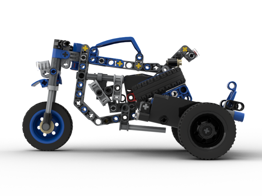 LEGO MOC 42164 - Motorbike by hoppepe | Rebrickable - Build with LEGO