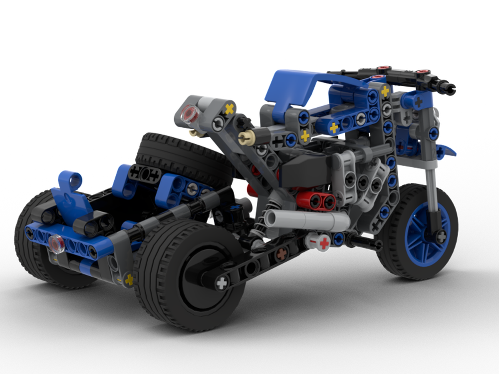 LEGO MOC 42164 - Motorbike by hoppepe | Rebrickable - Build with LEGO