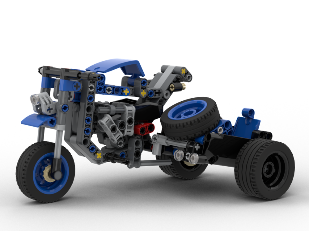 LEGO MOC 42164 - Motorbike by hoppepe | Rebrickable - Build with LEGO