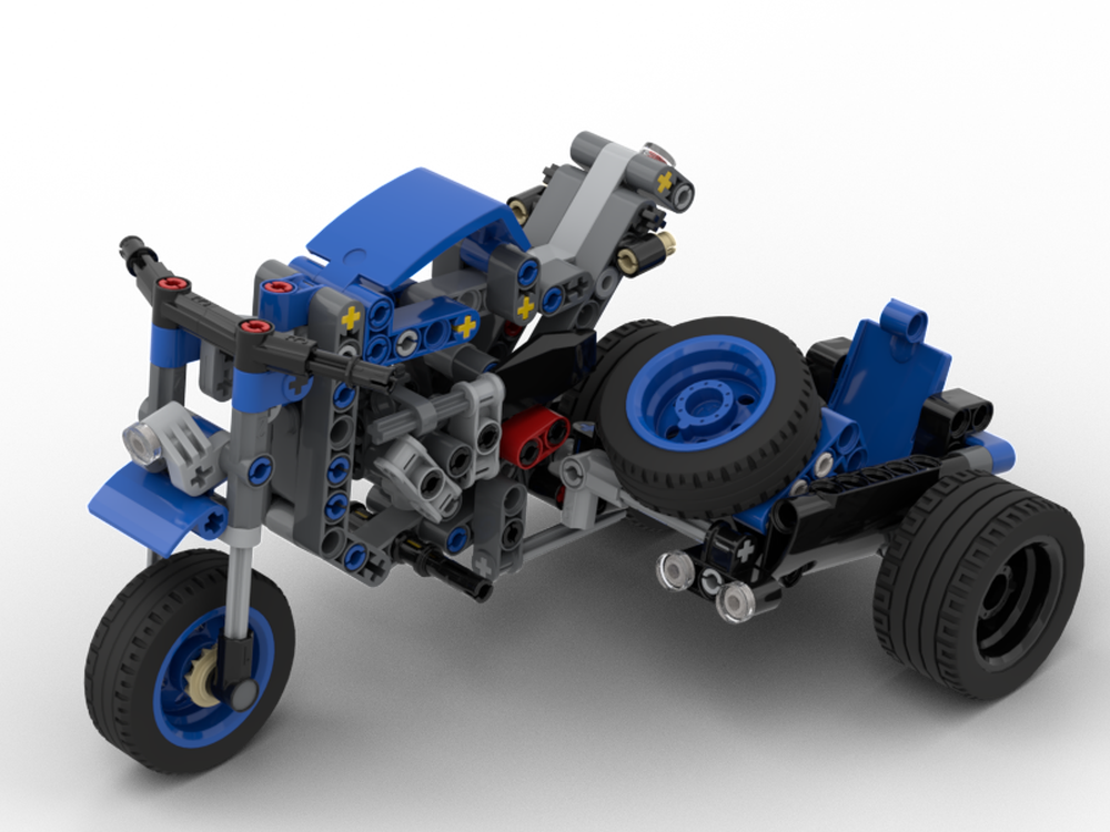 LEGO MOC 42164 - Motorbike by hoppepe | Rebrickable - Build with LEGO