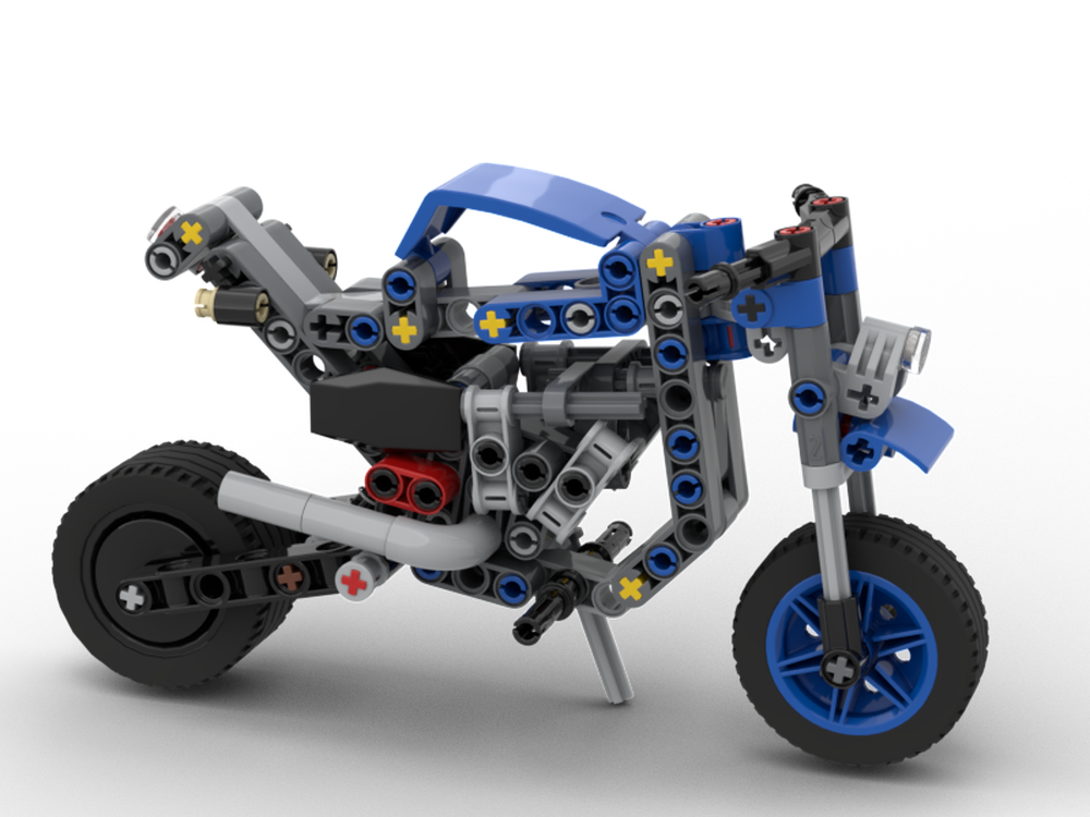 LEGO MOC 42164 - Motorbike by hoppepe | Rebrickable - Build with LEGO