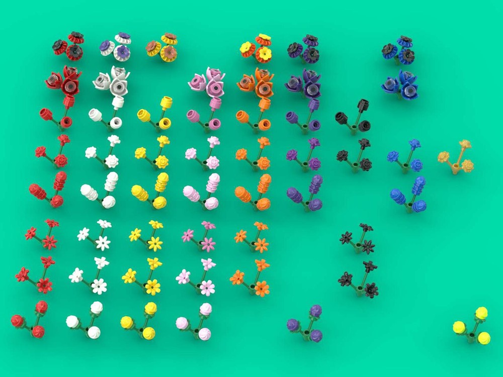 LEGO MOC All Animal Crossing Flowers by icedragonj | Rebrickable ...