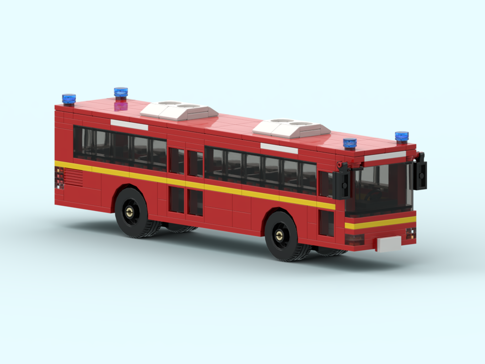 LEGO MOC-177268 Feuerwehr Bus Fire by BK Brick Design | Rebrickable ...