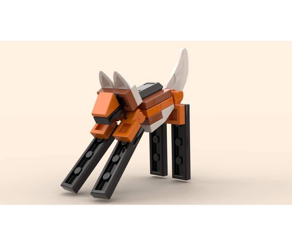 LEGO MOC Maned Wolf by Richy_s | Rebrickable - Build with LEGO