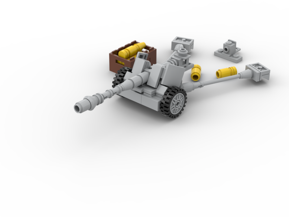 LEGO MOC German WW2 Panzerabwehrkanone 40 - V2.0 MOC by Miloš-T ...