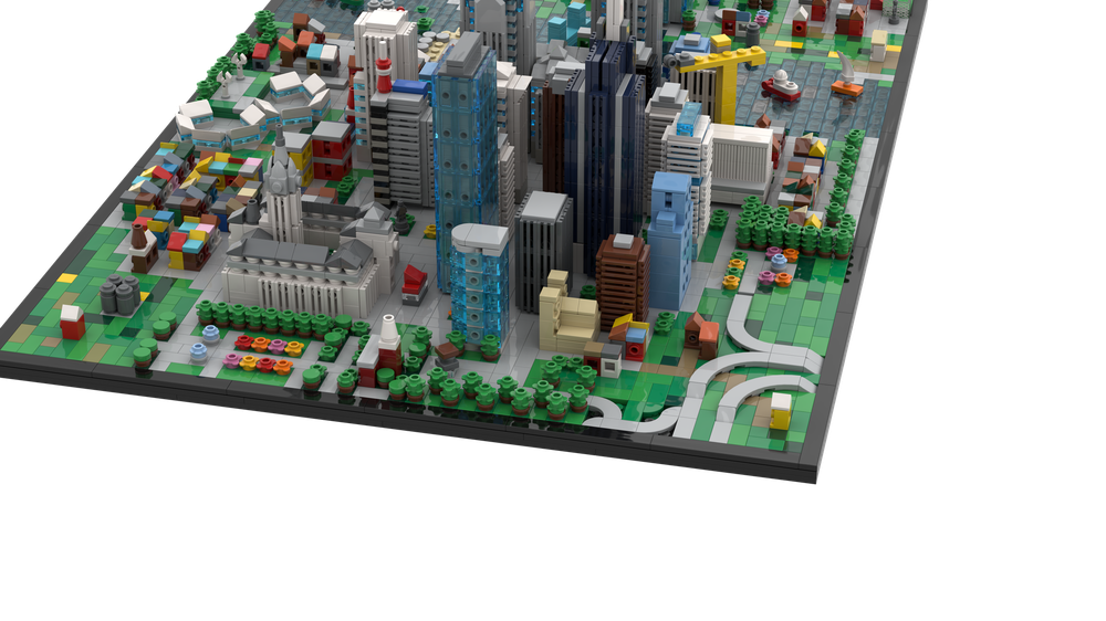 LEGO MOC Philadelphia - city map (skyline) by kubak5 | Rebrickable ...