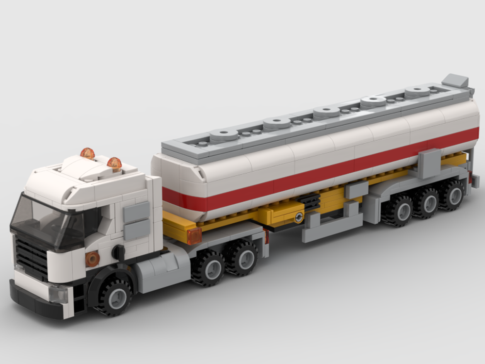 LEGO MOC Oil tank truck by ZPC | Rebrickable - Build with LEGO