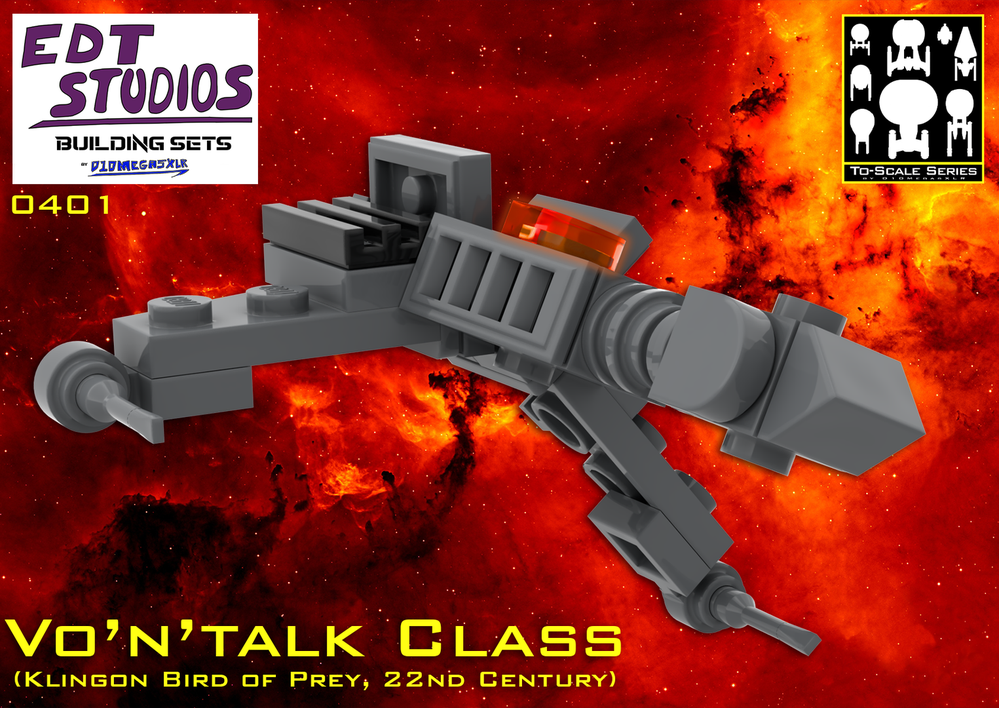 LEGO MOC Vo'n'talk Class (Klingon Bird of Prey, 22nd century) by ...