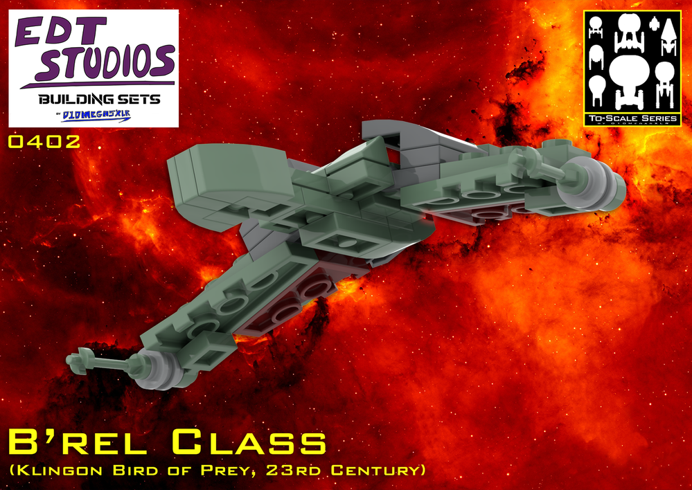 LEGO MOC B'rel Class (Klingon Bird of Prey, 23rd century) by ...
