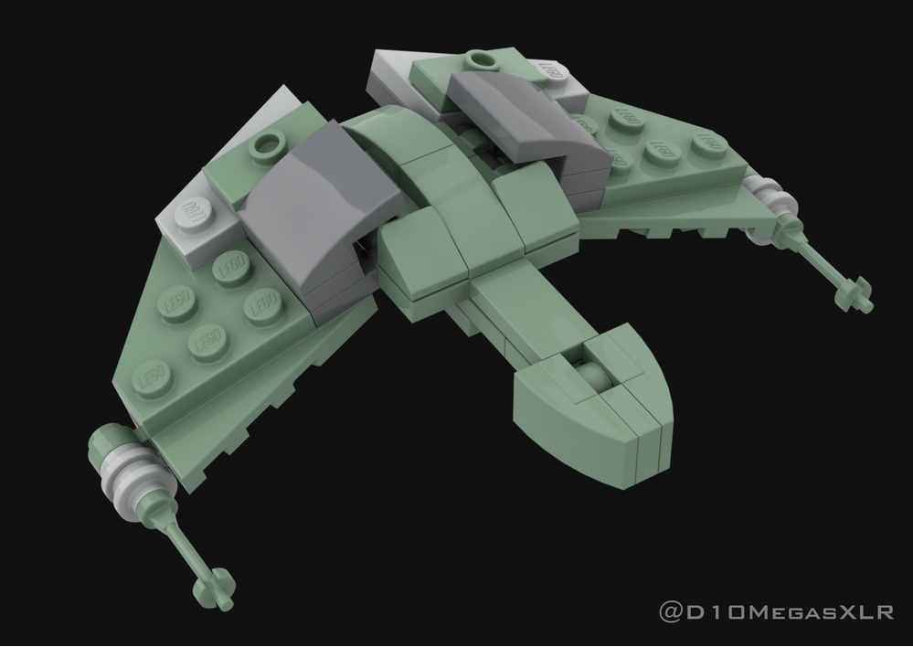 LEGO MOC B'rel Class (Klingon Bird of Prey, 23rd century) by ...