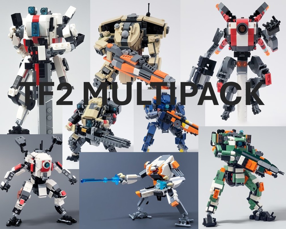 LEGO MOC TF2 Multipack (All Titans + Reaper) by RabidFleaBuilds ...