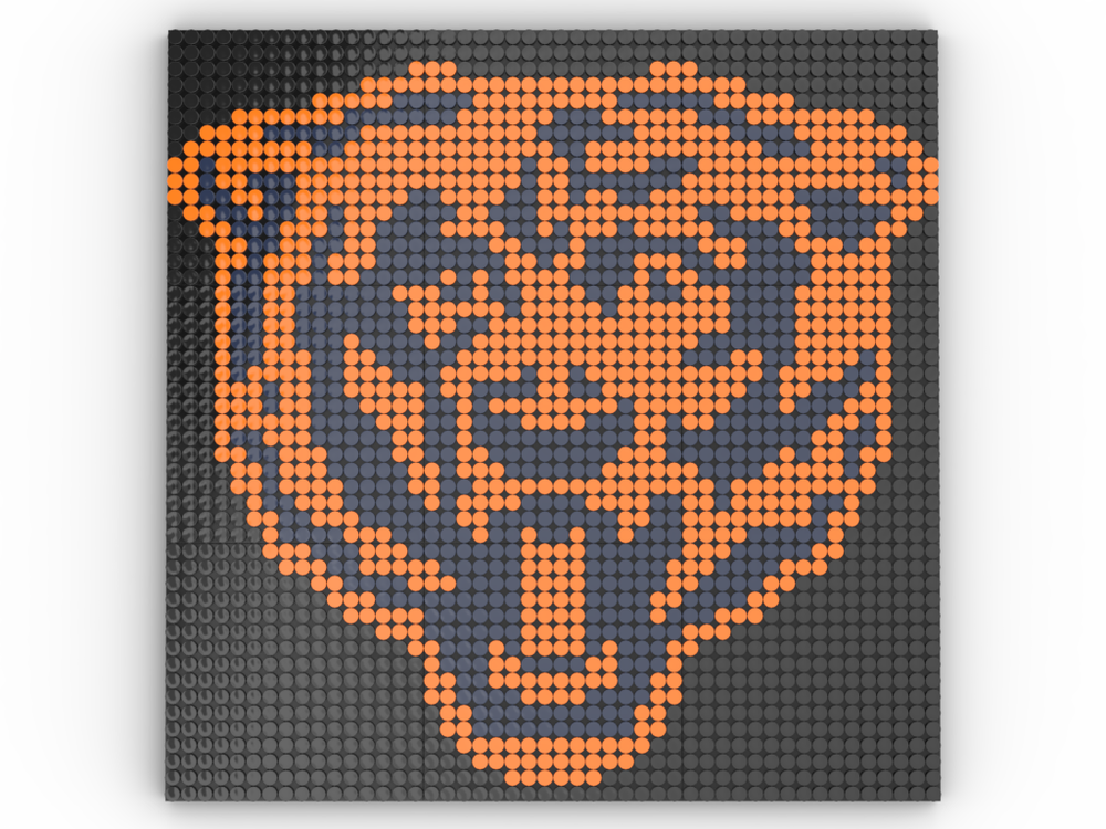 LEGO MOC-177320 Chicago Bears Logo by Antman1022 | Rebrickable - Build ...