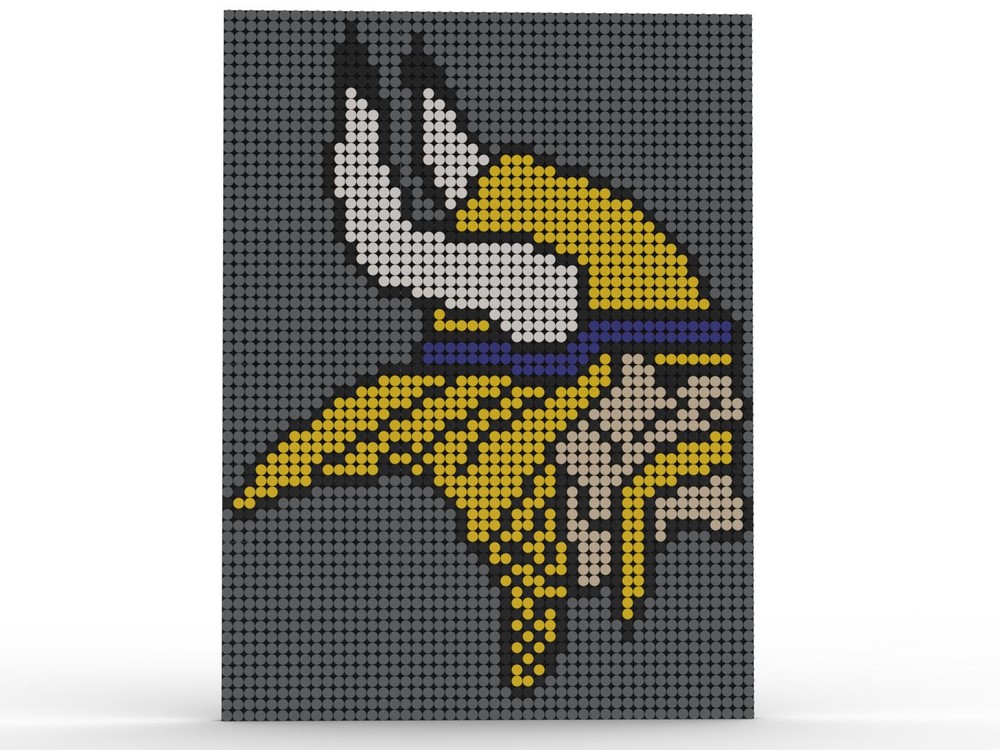 LEGO MOC Minnesota Vikings Logo by Antman1022 | Rebrickable - Build ...