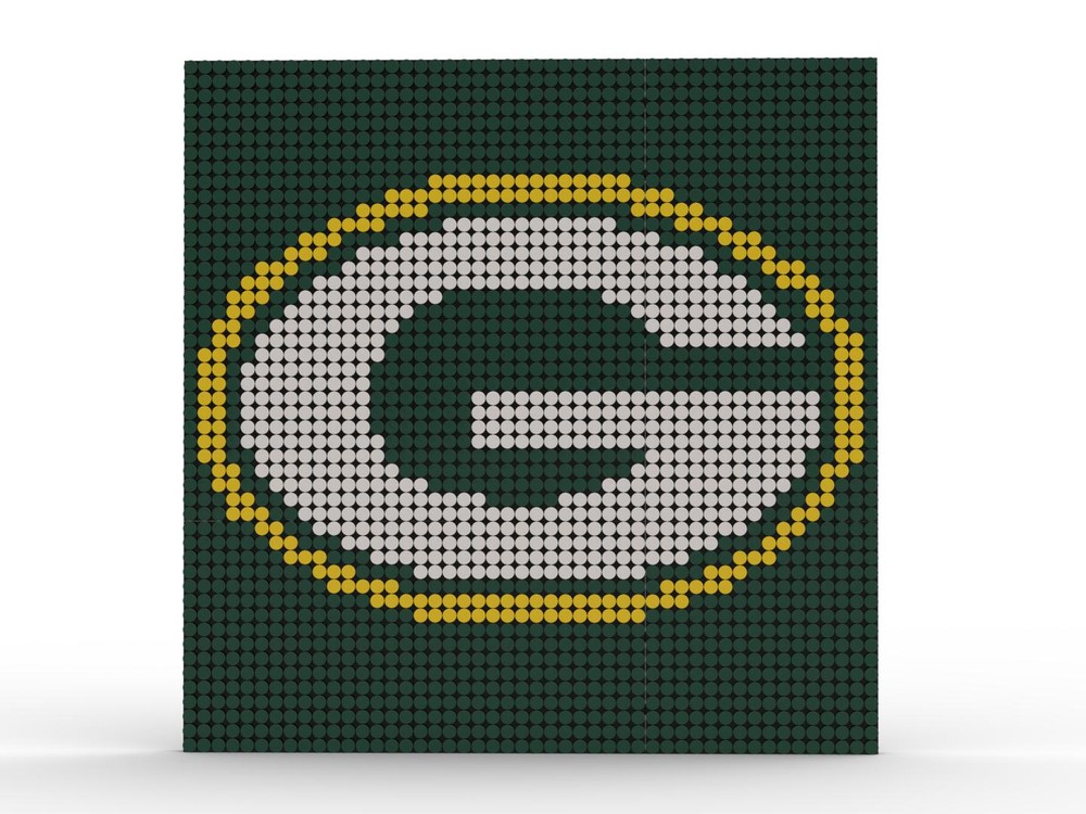 LEGO MOC Green Bay Packers Logo by Antman1022 | Rebrickable - Build ...