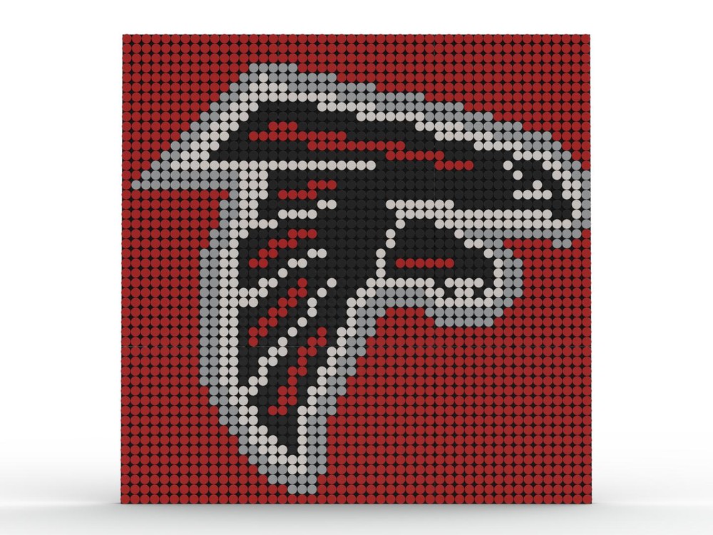 LEGO MOC Atlanta Falcons Logo by Antman1022 | Rebrickable - Build with LEGO