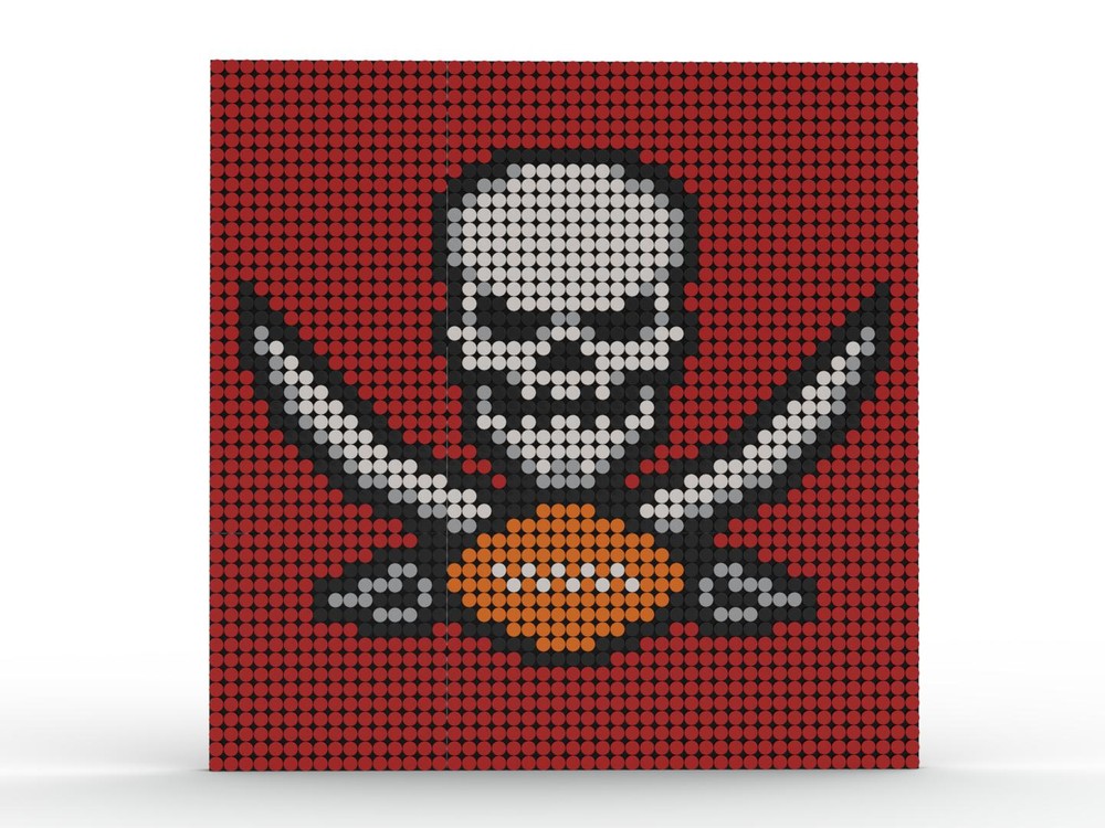 LEGO MOC Tampa Bay Buccaneers Logo by Antman1022 | Rebrickable - Build ...