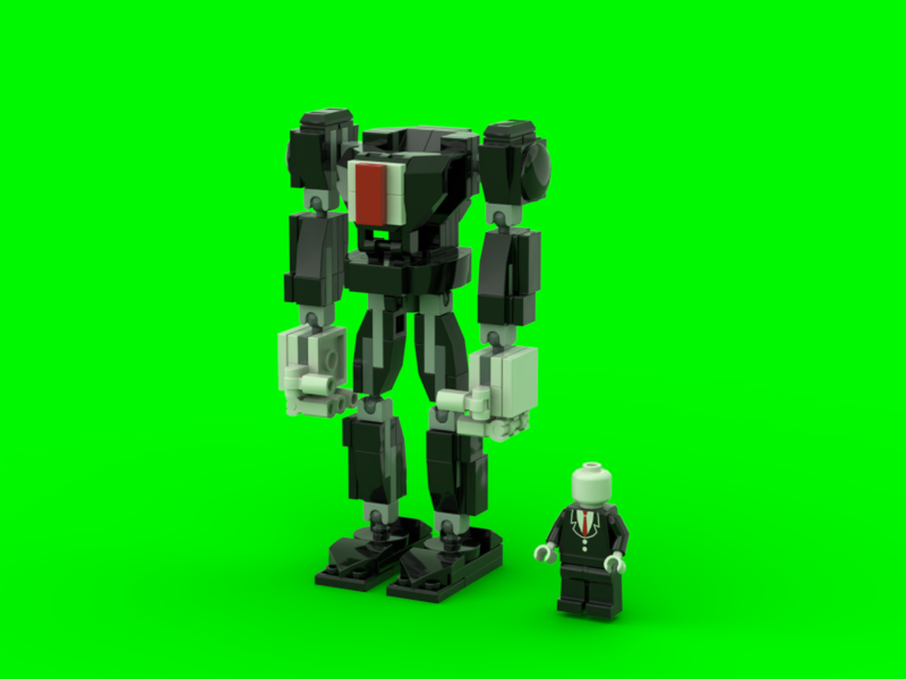 LEGO MOC Slenderman Mech Armor by uqtar | Rebrickable - Build with LEGO