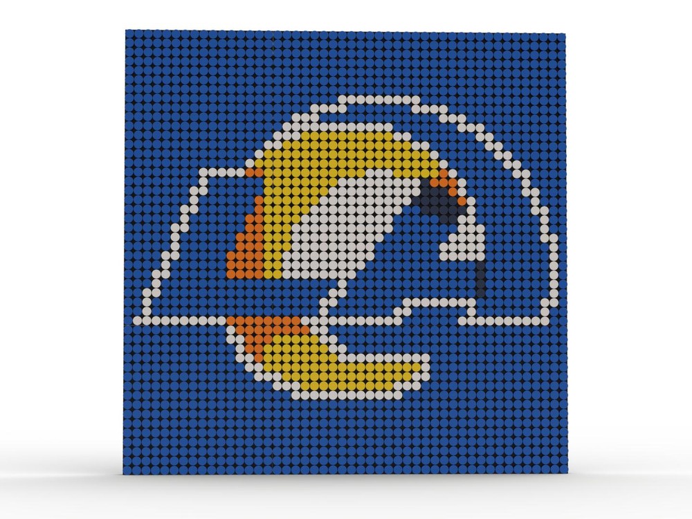 LEGO MOC Los Angeles Rams Logo by Antman1022 | Rebrickable - Build with LEGO