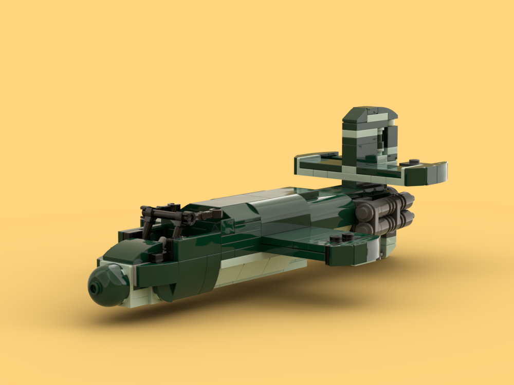 LEGO MOC Bachem Ba-349 'Natter' by waffl_builds | Rebrickable - Build ...