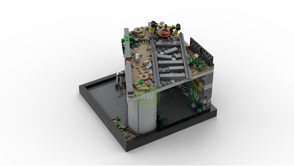 LEGO MOC Railway bridge by 8wideisbetter | Rebrickable - Build with LEGO