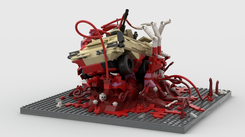 LEGO MOC Doomsday Style Scene - Cocoon of Flesh (for display purposes ...