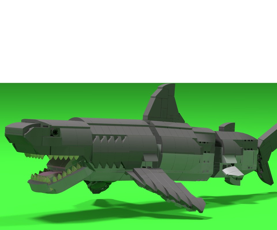 LEGO MOC megalodon by Sub-zero | Rebrickable - Build with LEGO