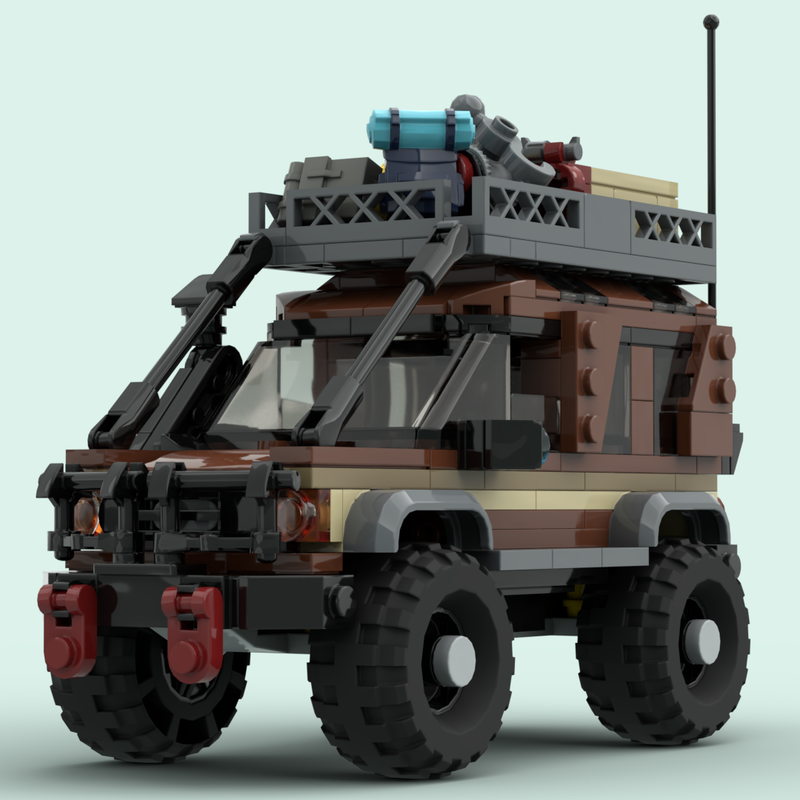 LEGO MOC Offroader Scout Truck by Wacky | Rebrickable - Build with LEGO