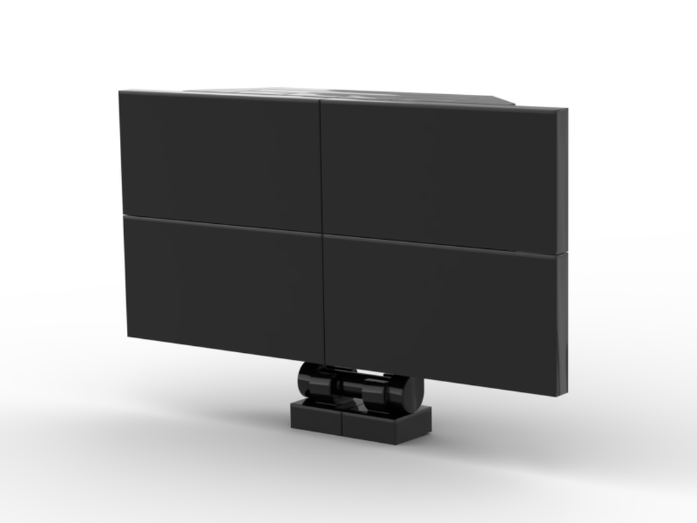 LEGO MOC Flat-screen TV - Minifig Scaled by RYO Furniture Designs ...