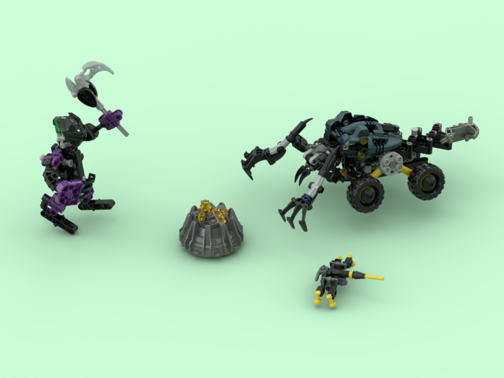 LEGO MOC-177394 Tokan and the Kaihopara by Vahmi | Rebrickable - Build ...
