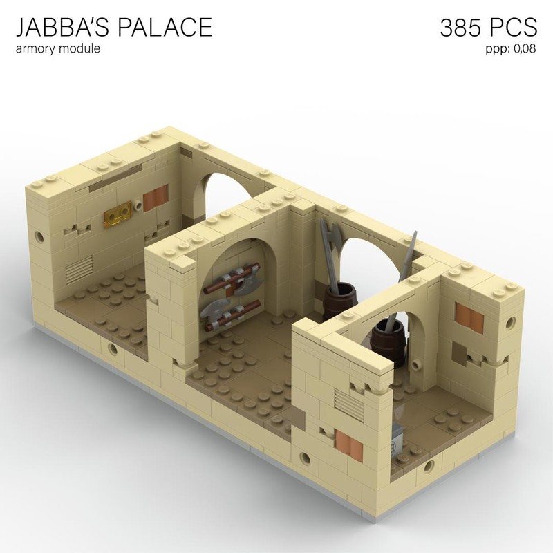 LEGO MOC Jabba's Palace: Module VII: Armory by ...