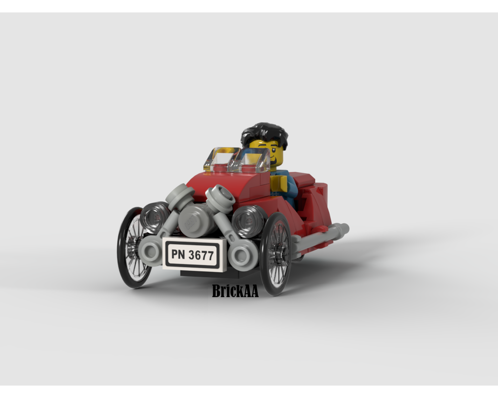 LEGO MOC Morgan 3 Wheeler by BrickAA | Rebrickable - Build with LEGO
