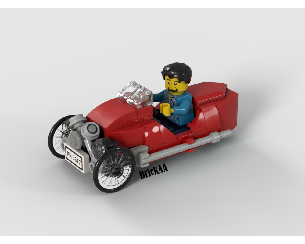 LEGO MOC Morgan 3 Wheeler by BrickAA | Rebrickable - Build with LEGO