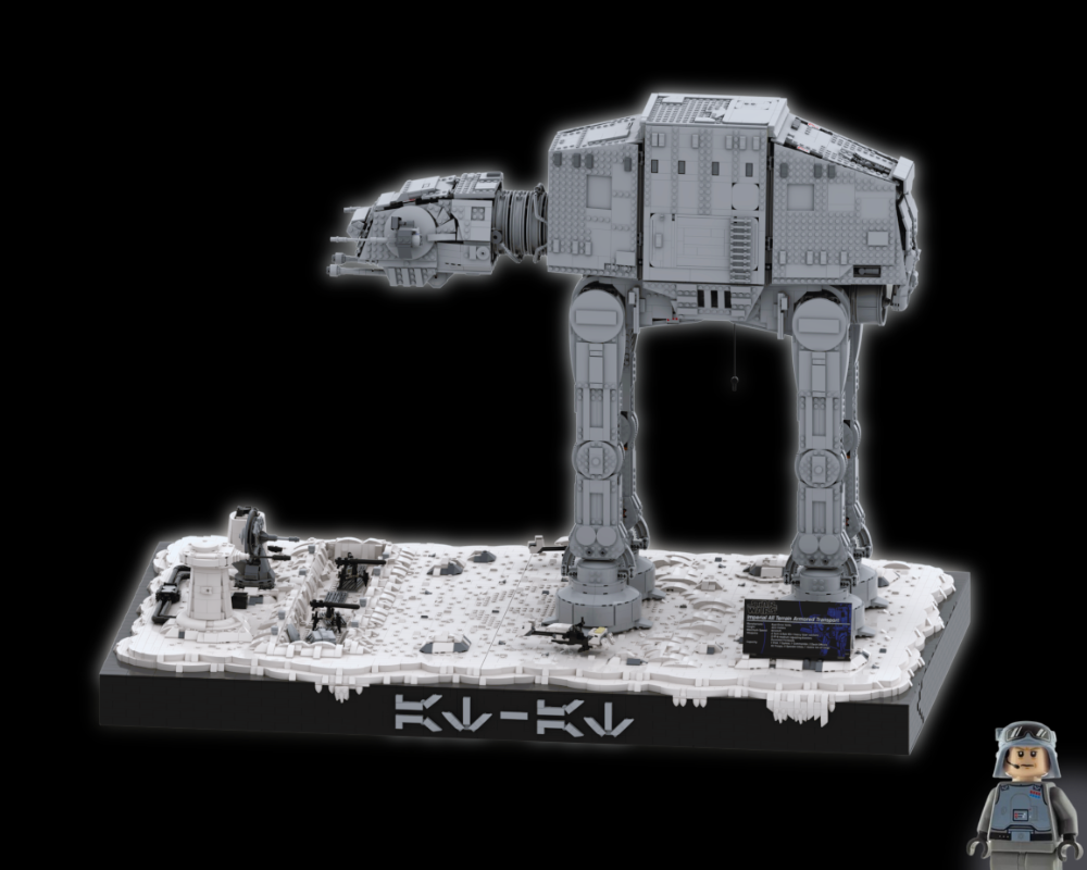 LEGO MOC Assault on Hoth - UCS AT-AT Display by freddiebricks-mocs ...