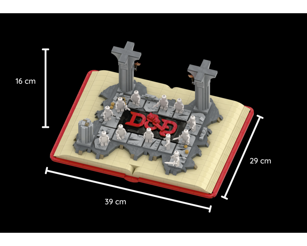 LEGO MOC Dungeons & Dragons CMF - Minifigures Display Stand by ...