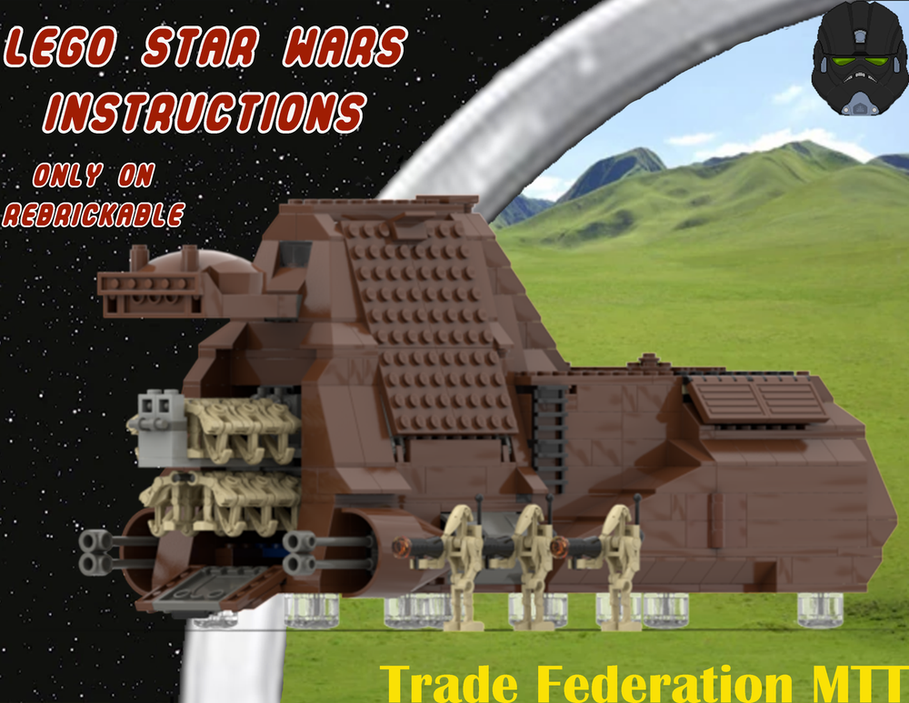 LEGO MOC Classic-Style Trade Federation MTT by CloneCreatesClassics ...