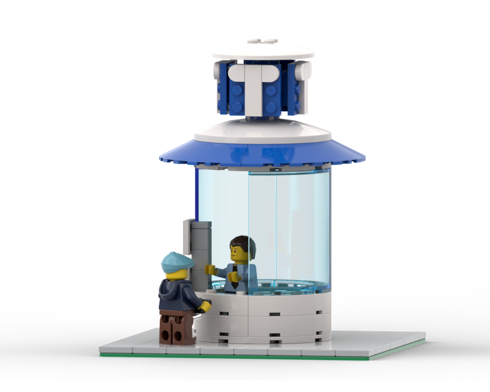 LEGO MOC Modular city tourist information booth by Viernes ...