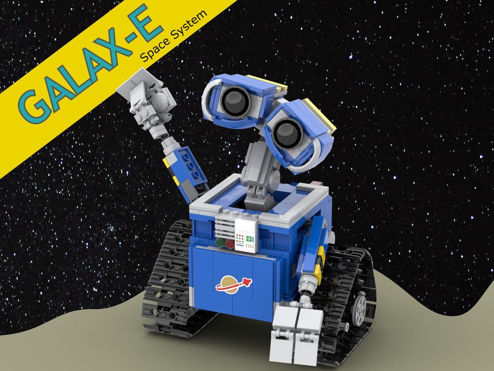 LEGO MOC GALAX-E ( WALL-E Modification) by Camobricktape | Rebrickable ...