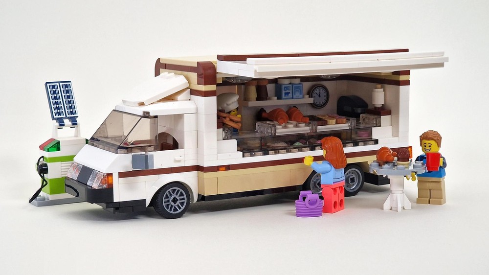 LEGO MOC Bakery Van by nevertooold68 | Rebrickable - Build with LEGO