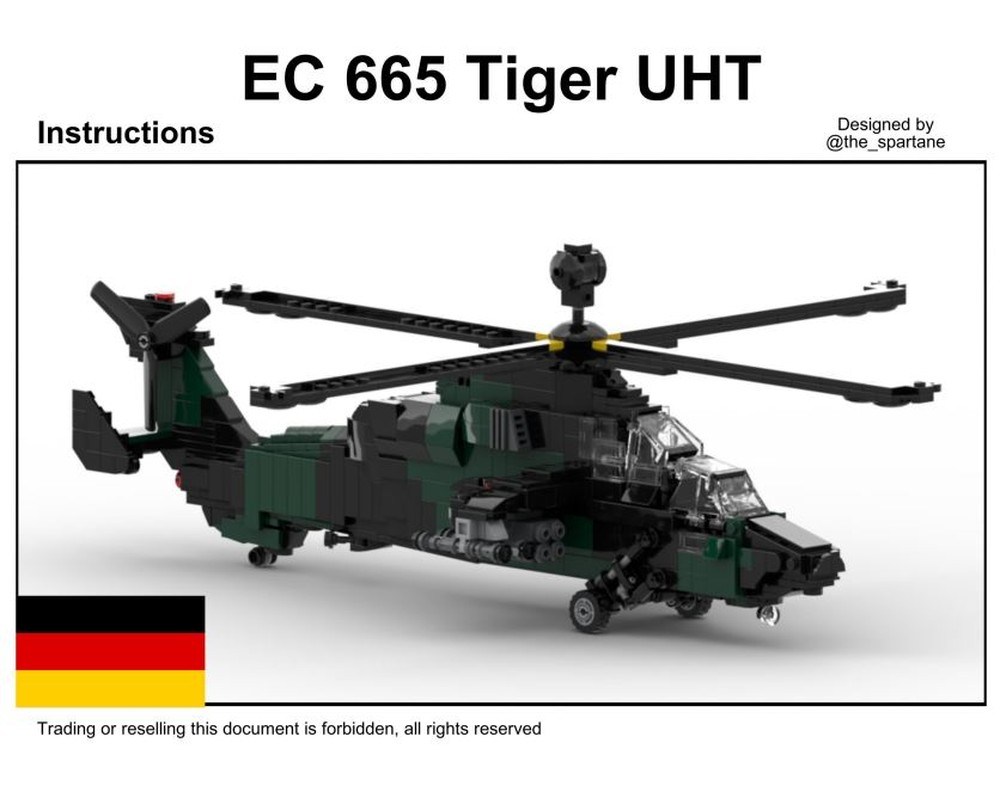 LEGO MOC Eurocopter EC665 Tiger UHT / KHT by Spartane | Rebrickable ...