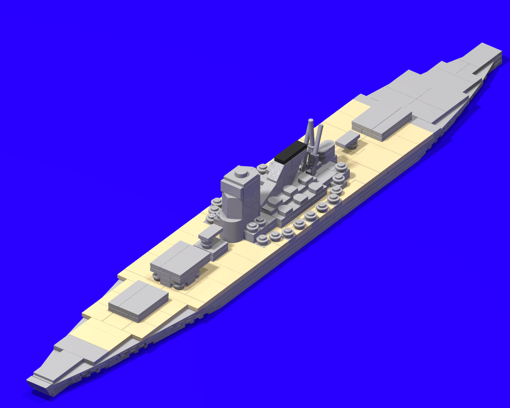 LEGO MOC 1:560 scale japanese battleship Yamato(1945) by yamato534 ...