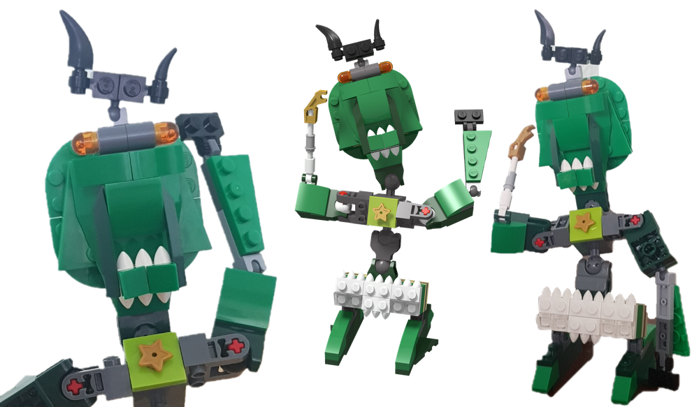 LEGO MOC Unstable Greeny by Flexianderus | Rebrickable - Build with LEGO
