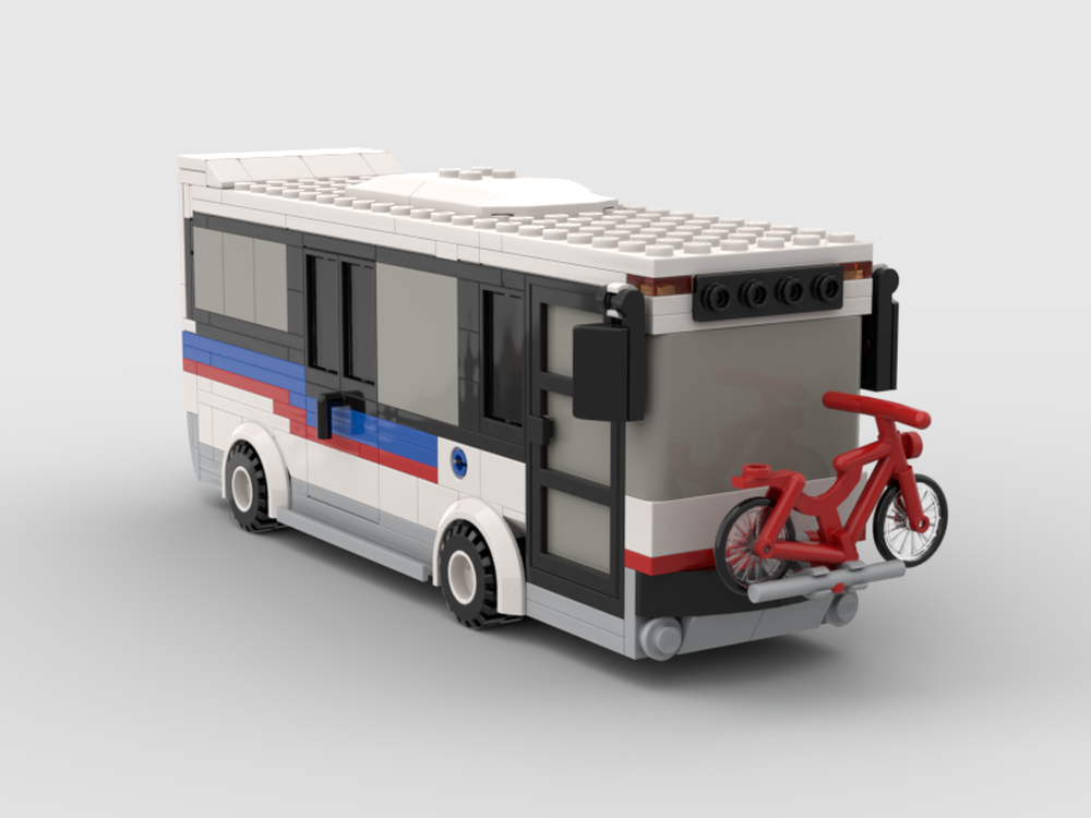 LEGO MOC CTA Bus by milokrimstein | Rebrickable - Build with LEGO