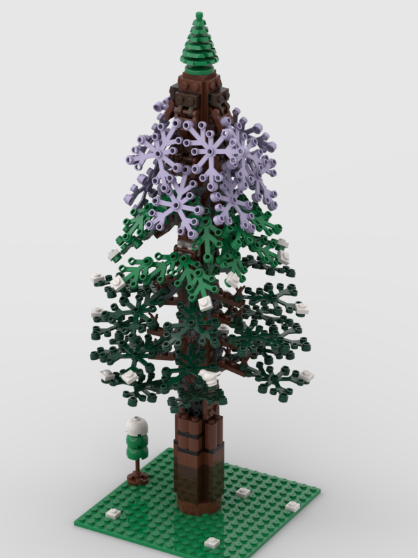 LEGO MOC Snowing Tree by Caesar12138 | Rebrickable - Build with LEGO