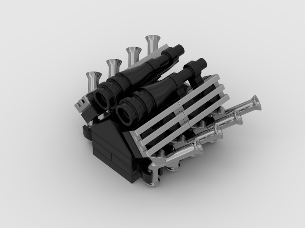 LEGO MOC V8 engine by HIGHWAY-PATROL | Rebrickable - Build with LEGO