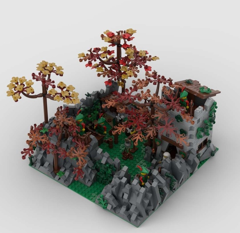 LEGO MOC HIDDEN CAMP FORESTMEN by SONNIK | Rebrickable - Build with LEGO
