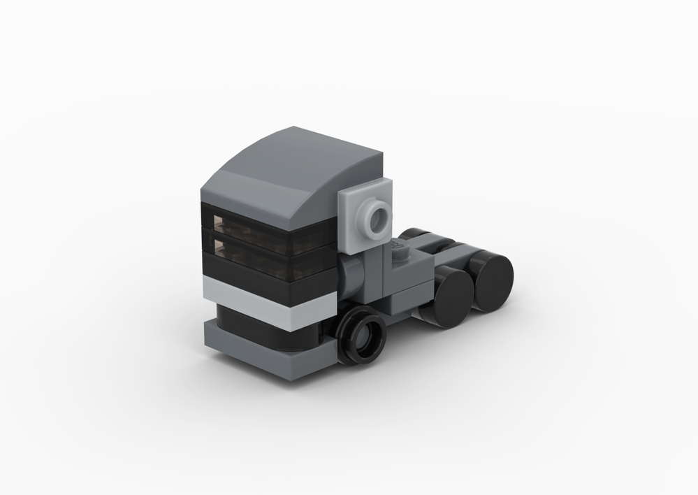 LEGO MOC Micro 3-Axle Cab-Over Truck by The Bobby Brix Channel ...