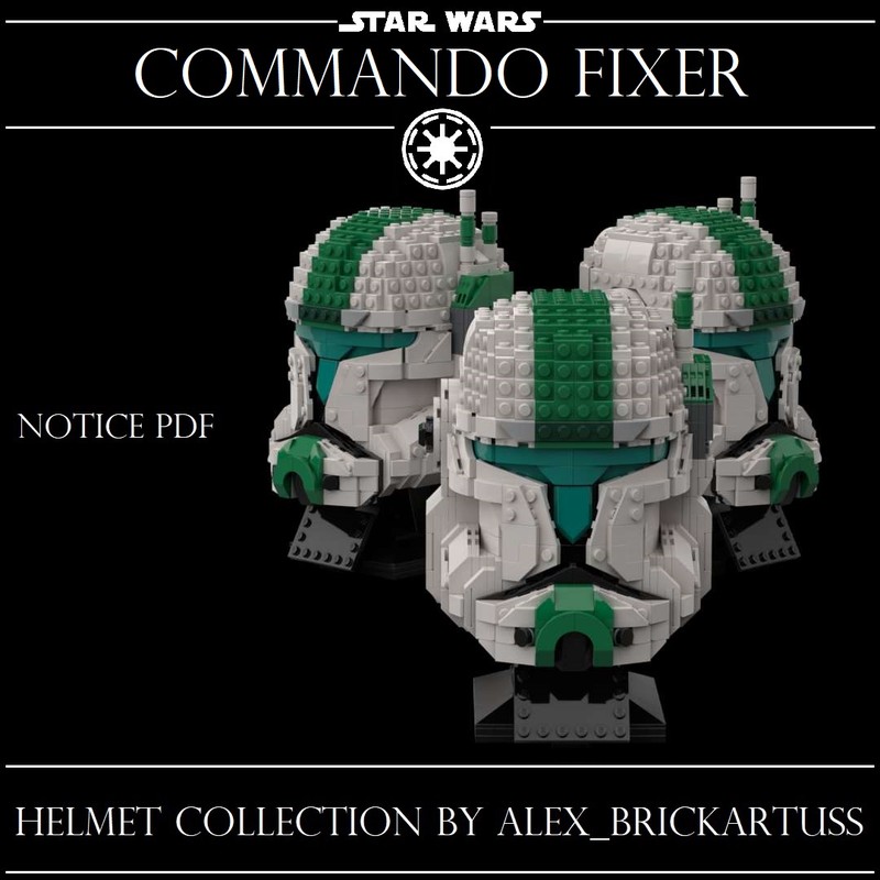LEGO MOC Helmet Clone Commando Fixer by Alex_BricKartuss | Rebrickable ...