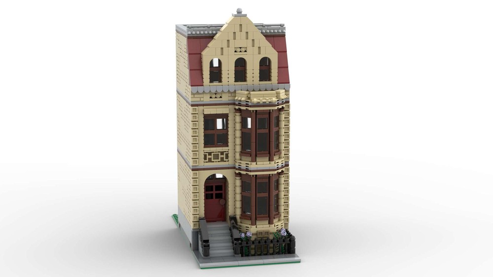 LEGO MOC Dearborn Greystone Modular House by michaelbaek | Rebrickable ...